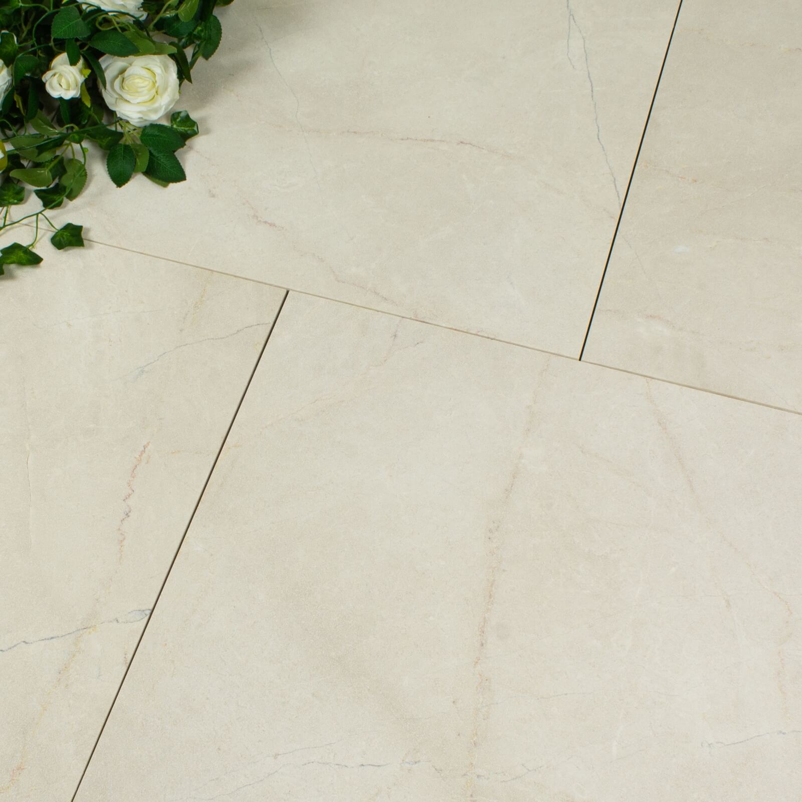 Crema Marfil Beige Marble Tile Sandbrushed | Stone Deals